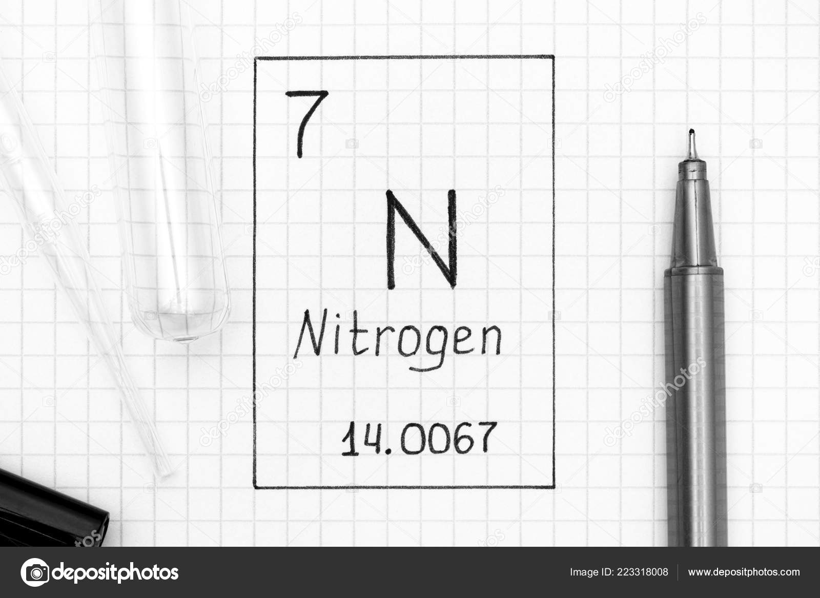 Element Nitrogen Diagram