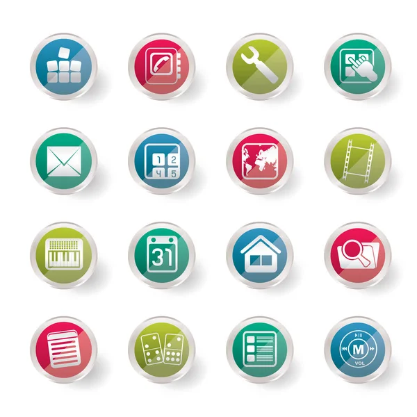 Mobile Phone and Computer icon Stock Vector Image by ©stoyanh #7969306