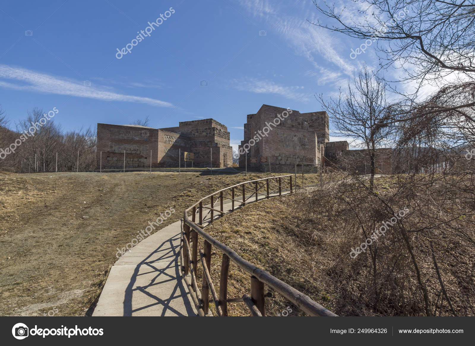 Remnants Ancient Roman Fortress Trajan's Gate Sofia Region Bulgaria ...