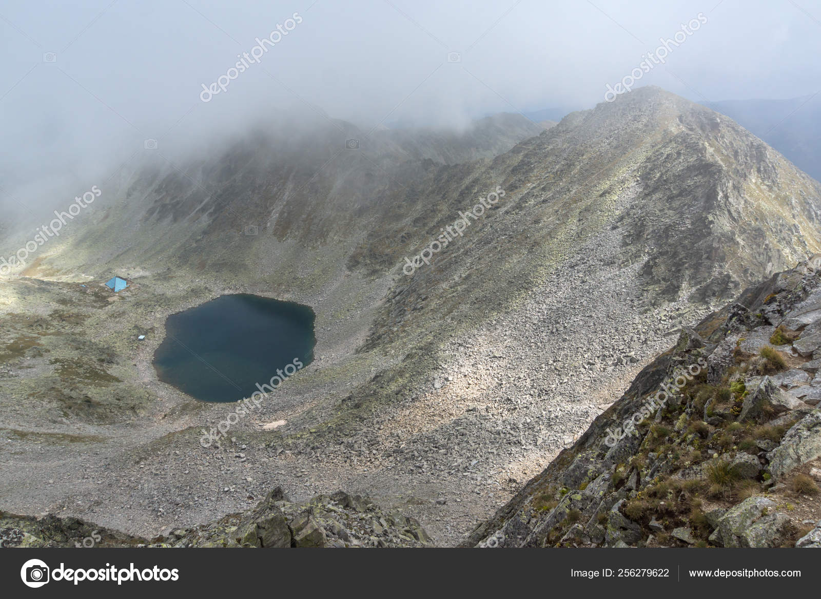 Amazing Panorama Musala Peak Rila Mountain Bulgaria Stock Photo by ...
