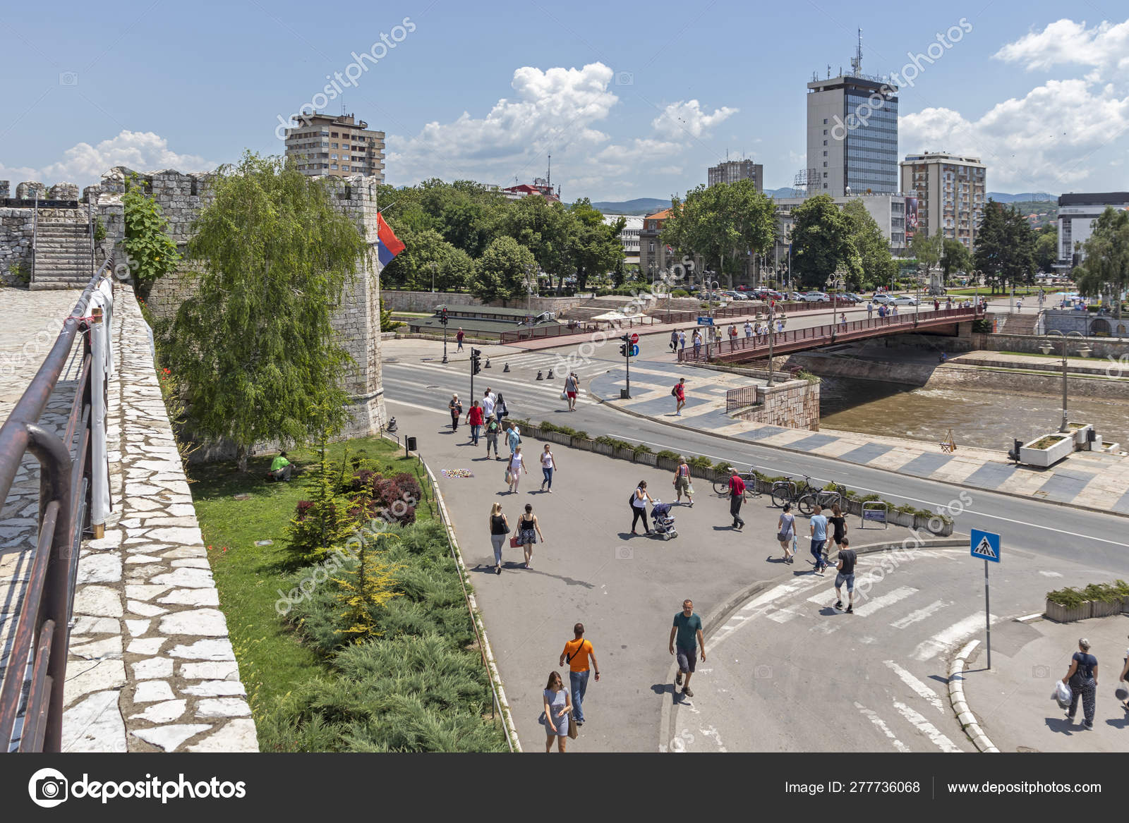 Nis Serbia June 2019 Panoramic View City Nis Fortress Serbia – Stock ...