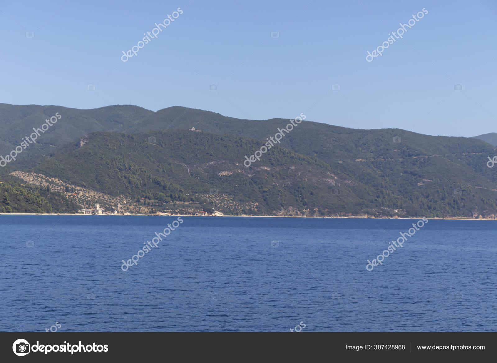 Monte Athos em Estado Monástico Autônomo da Montanha Sagrada fotos ...