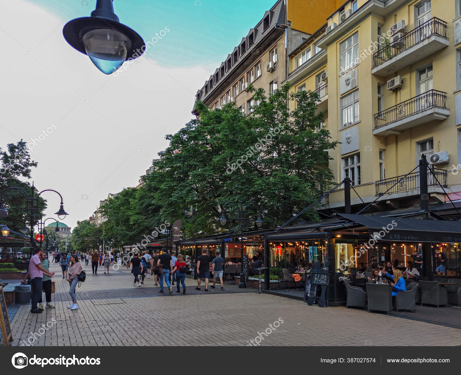 Sofia Bulgaria June 2020 Walking People Boulevard Vitosha City Sofia — Stock Editorial Photo ...