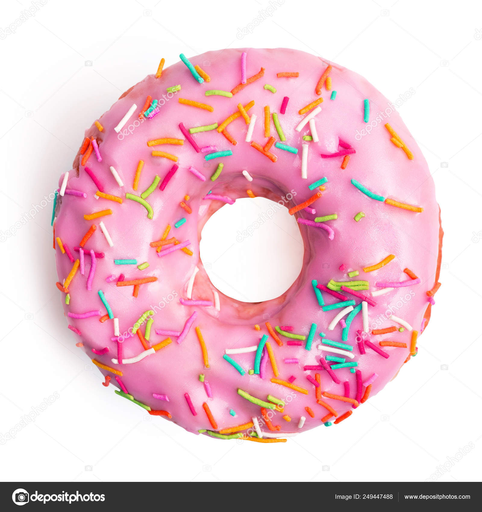 Pink Donut Background