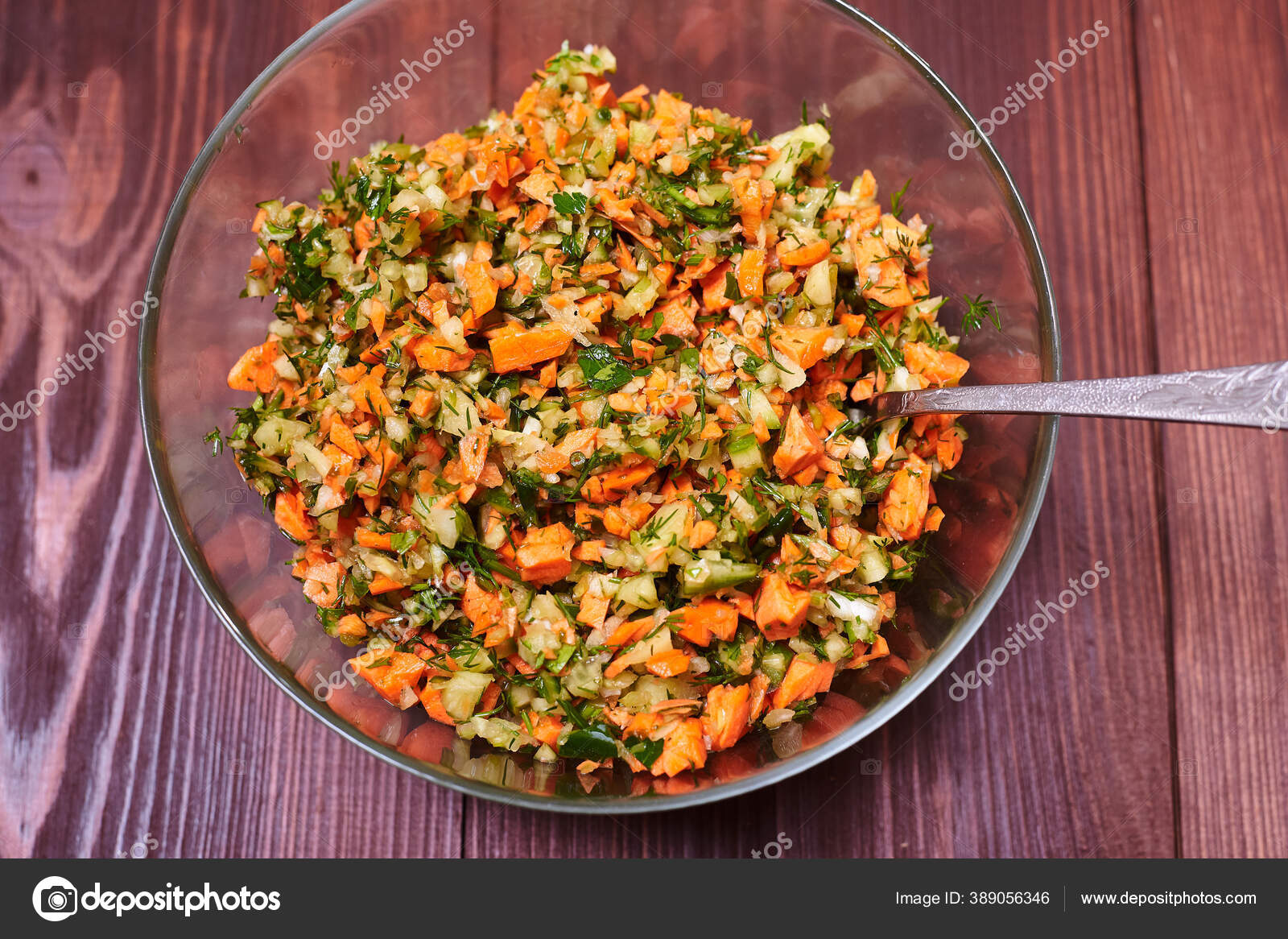 Finely Chopped Vegetables
