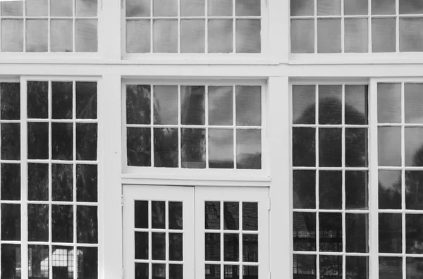 set of white windows - Stock Image - Everypixel