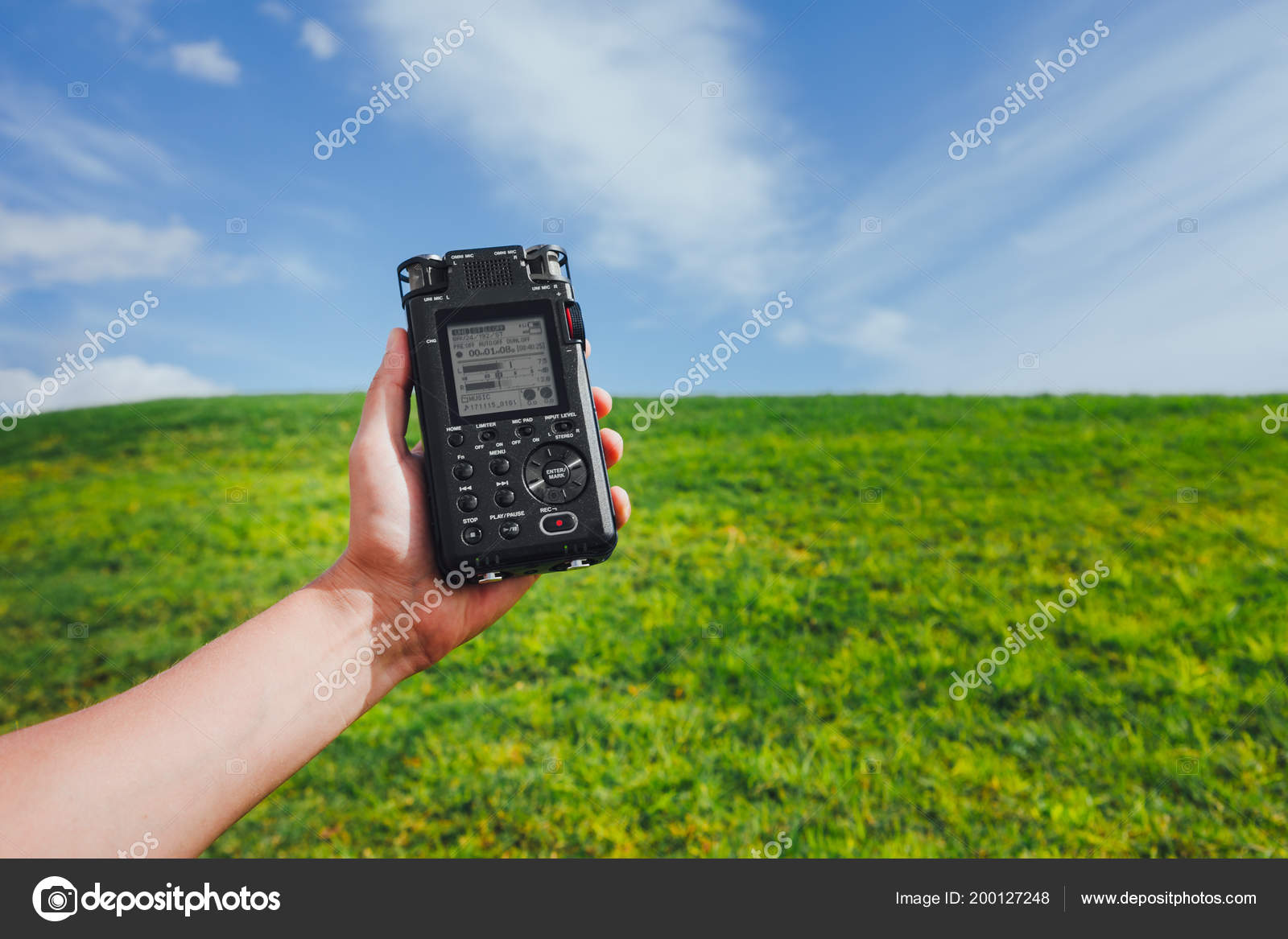 Portable Audio Recorder Hand Field Recording Ambient Sounds Nature ...