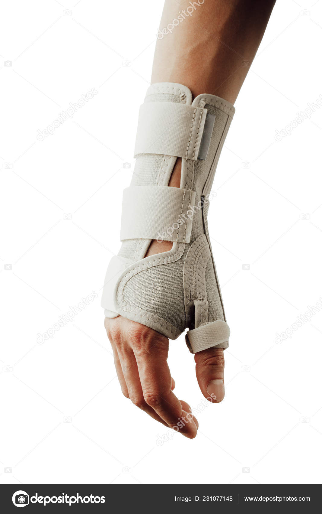 Wrist Hand Orthotics Support Carpal Tunnel Syndrome Healing Isolated ...