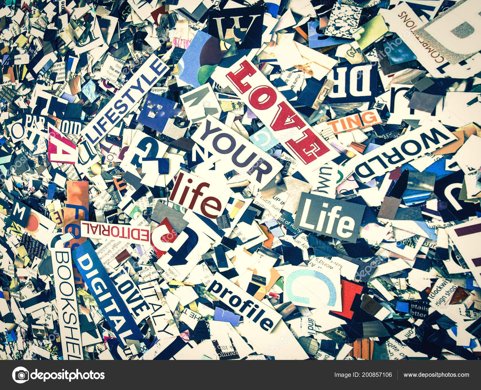 Random Colorful Words