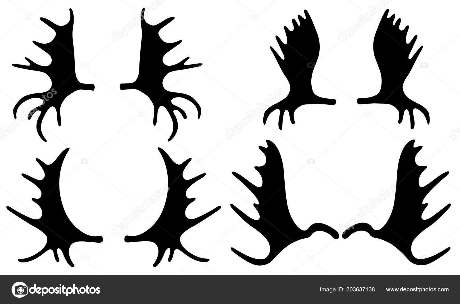 Moose Antler Outline