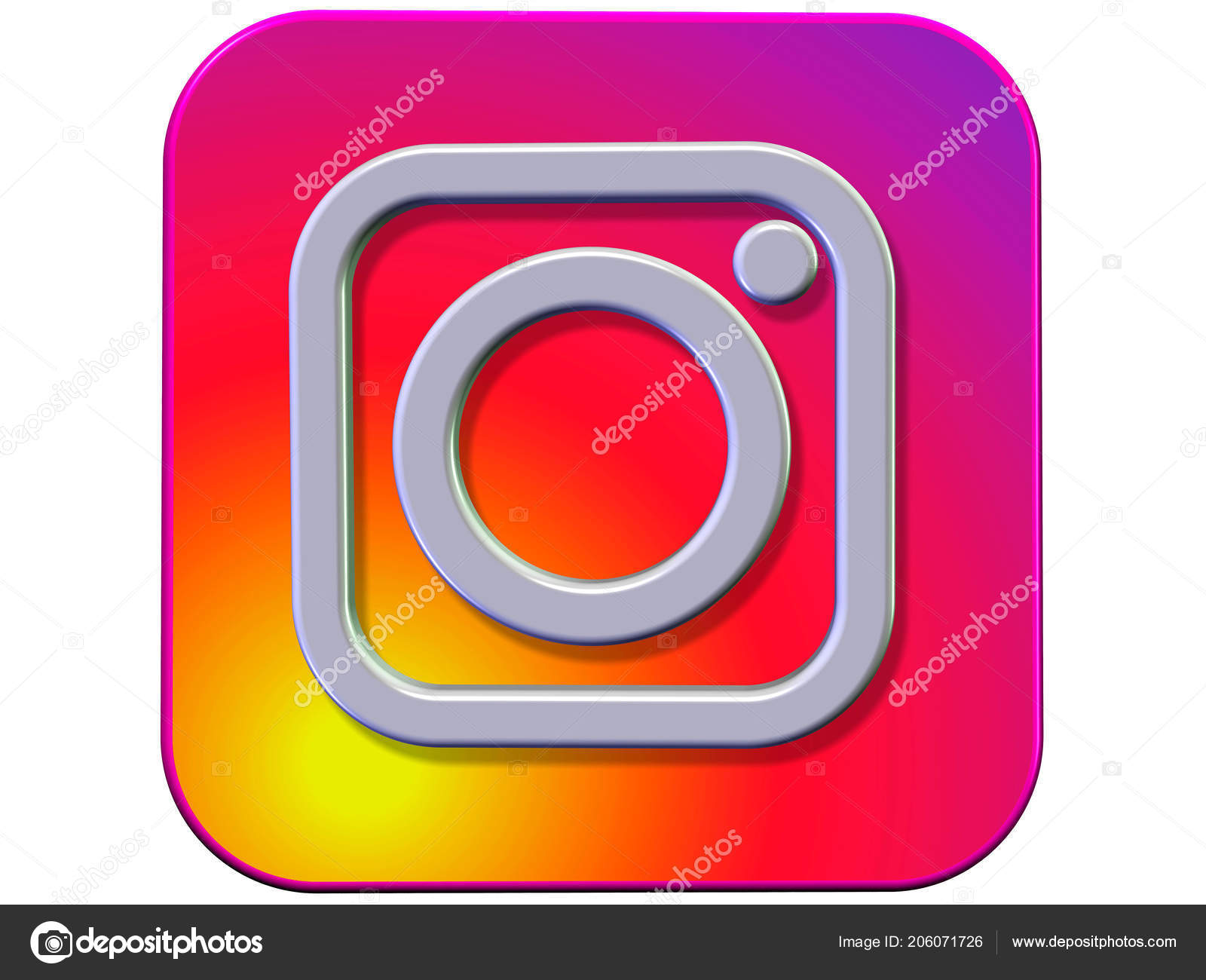 Photo Camera Icon Social Media Sign Simbol — Stock Photo © aratum ...
