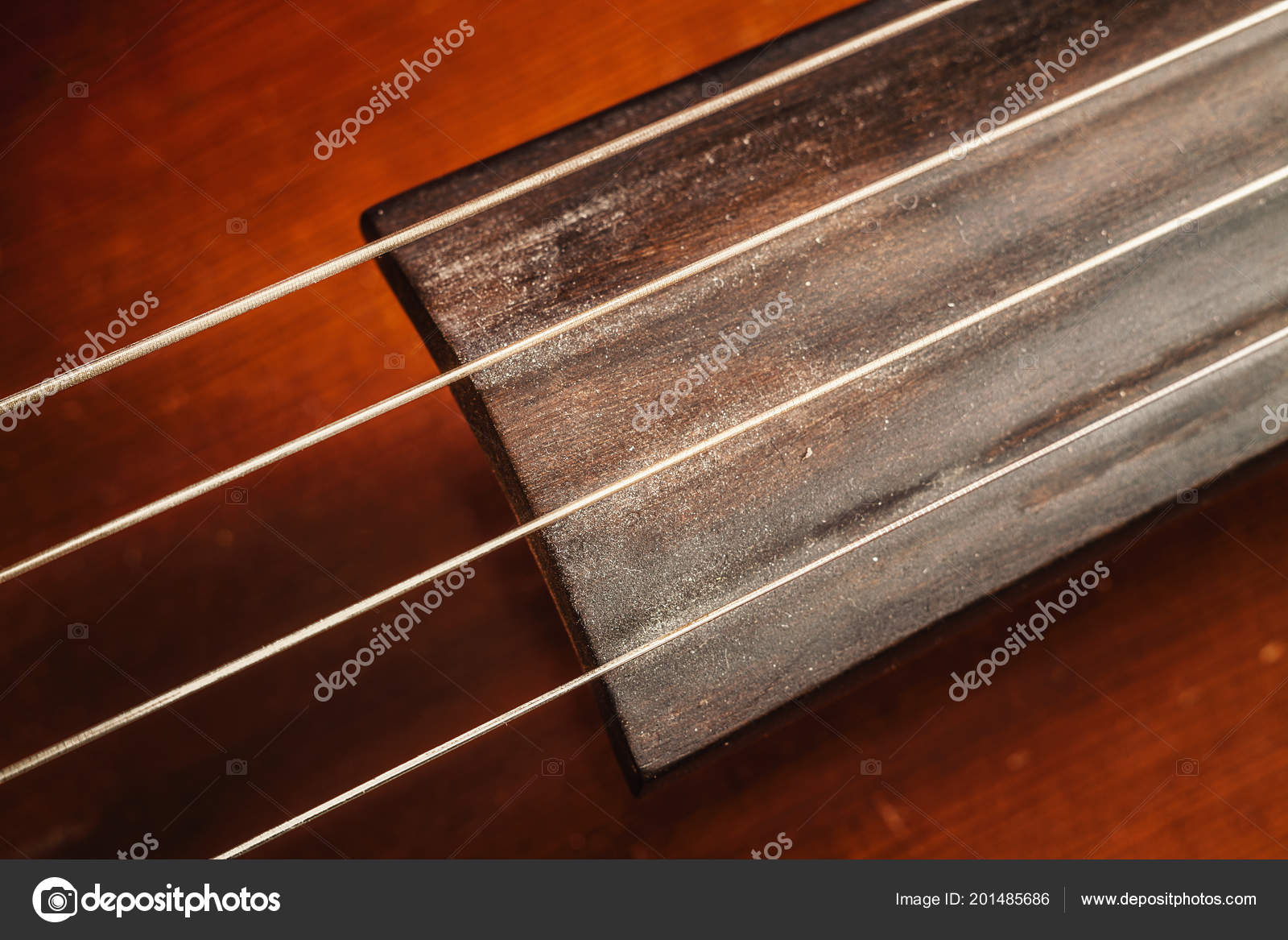 Details Old Dusty Cello Closeup View Strings Body Stock Photo by ...