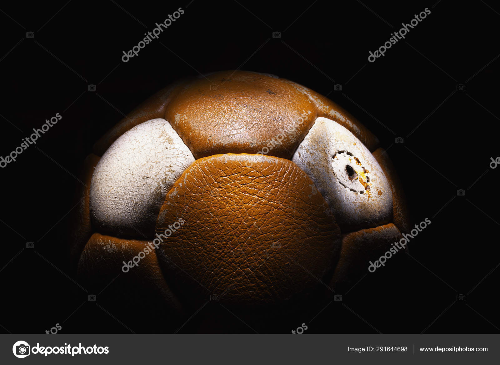 Old Soccer Ball Stock Photo by ©krsmanovic 291644698