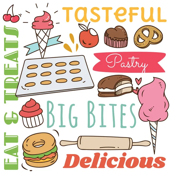 Color cartoon food, drink icons — Stock Vector © mhatzapa #81208916 Color cartoon food, drink icons — Stock Vector © mhatzapa #81208916