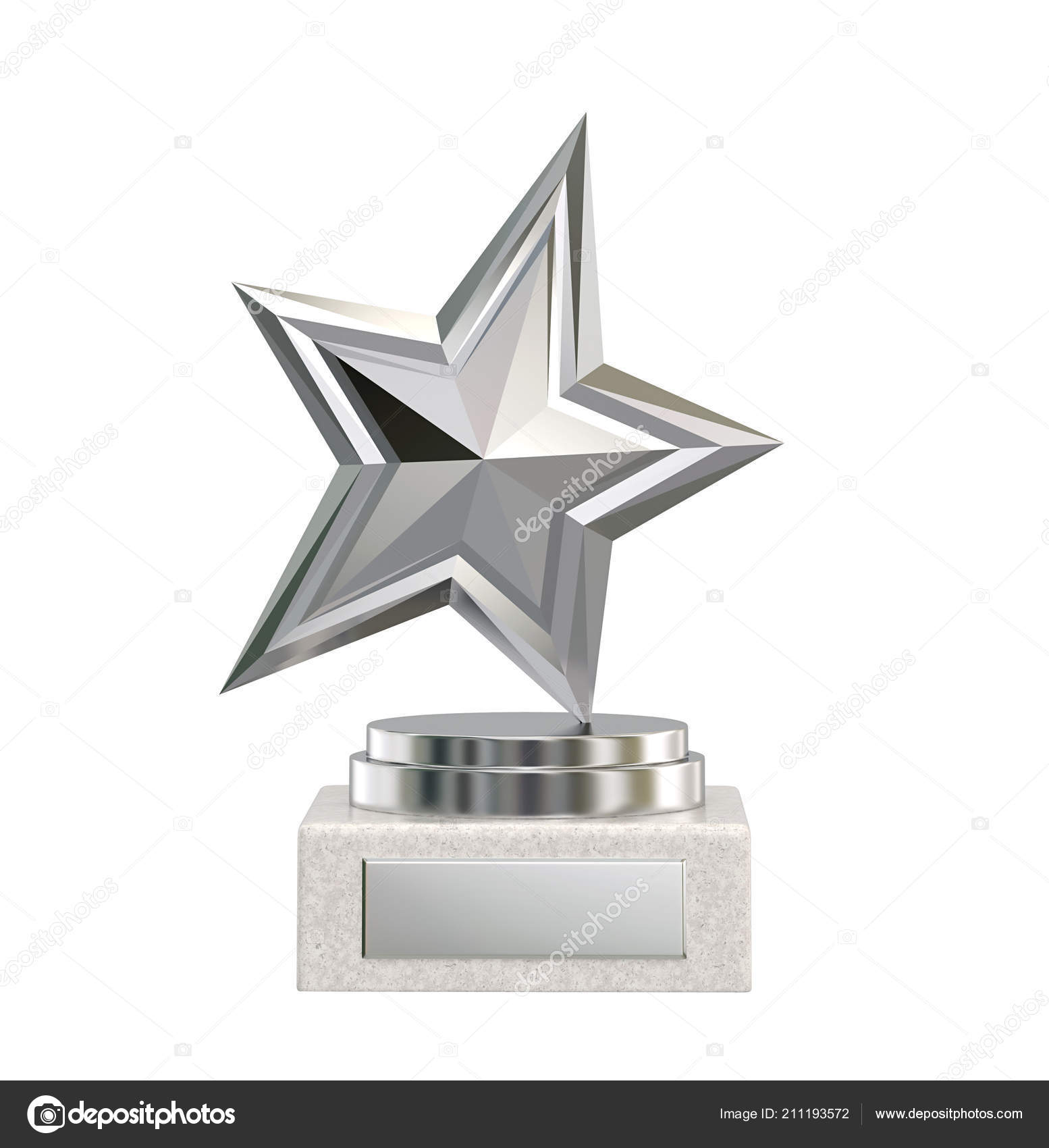 All Star Trophy Clipart