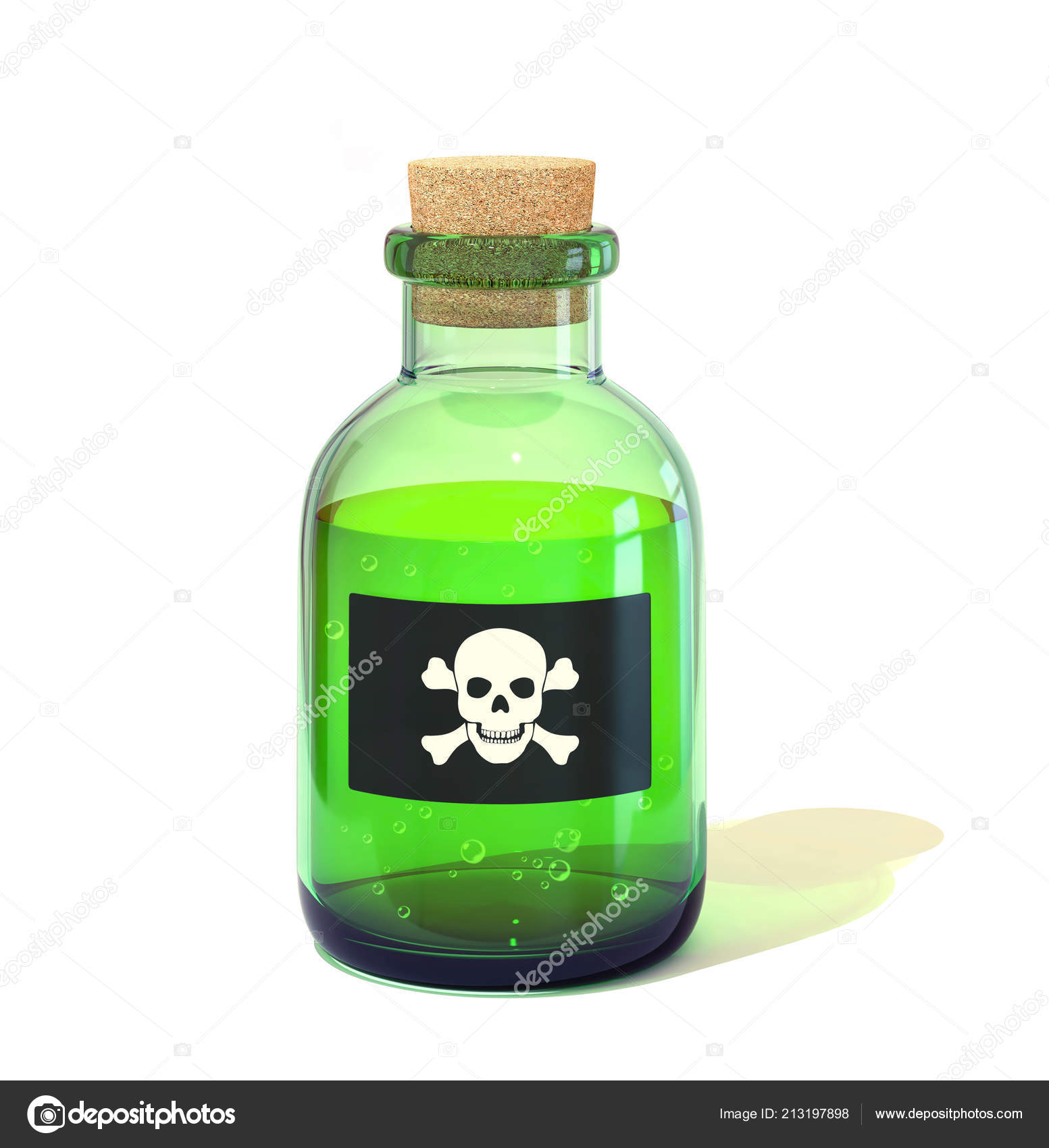 Green Poison Bottle