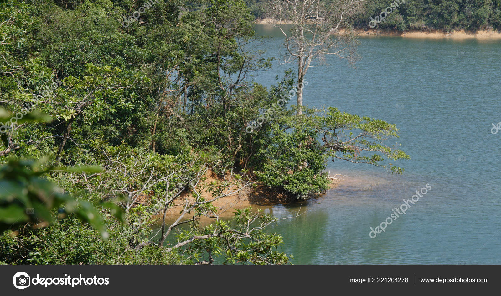 Beautiful Lake Pond View — Stock Photo © leungchopan #221204278