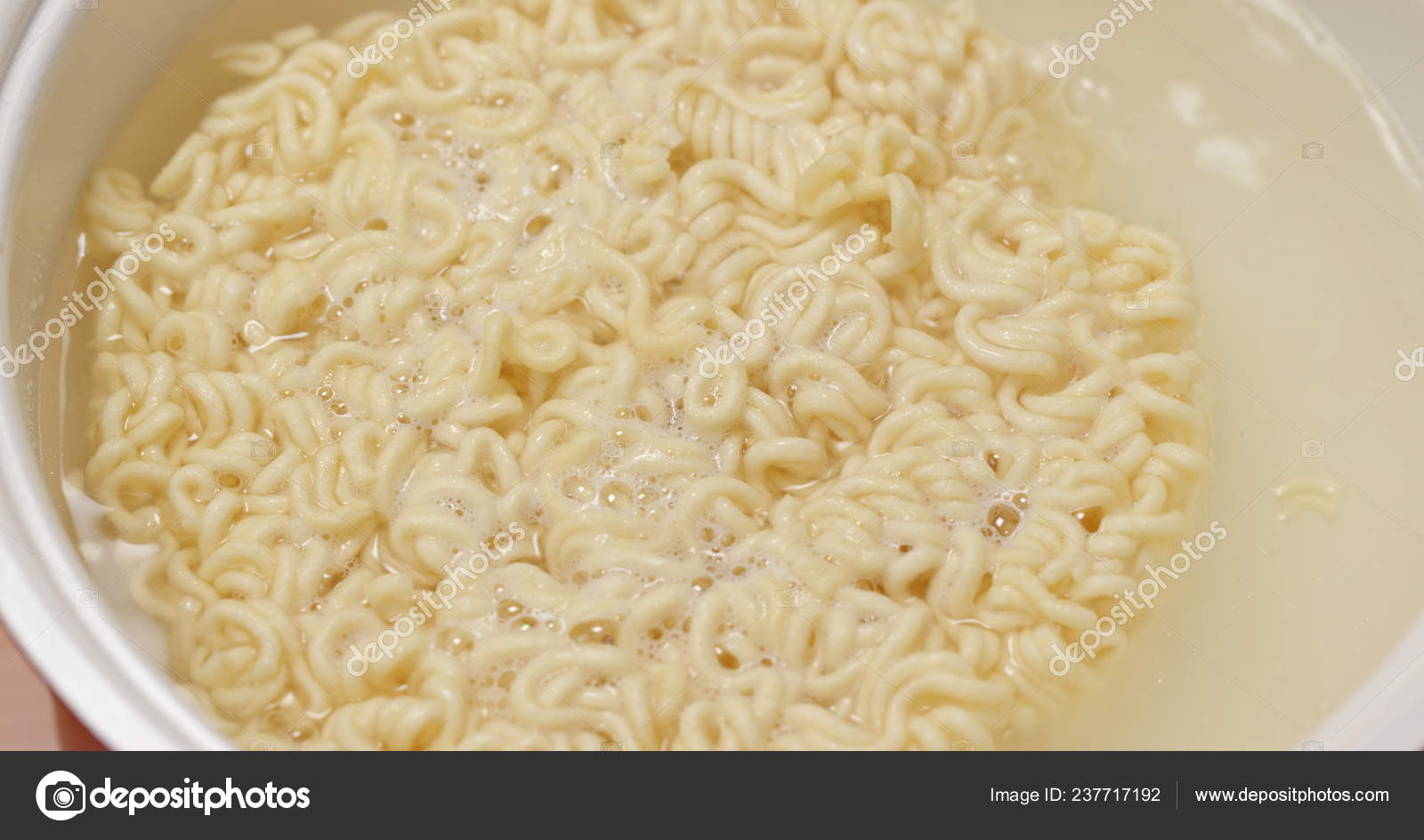 Cooking Instant Noodles Close — Stock Photo © leungchopan #237717192