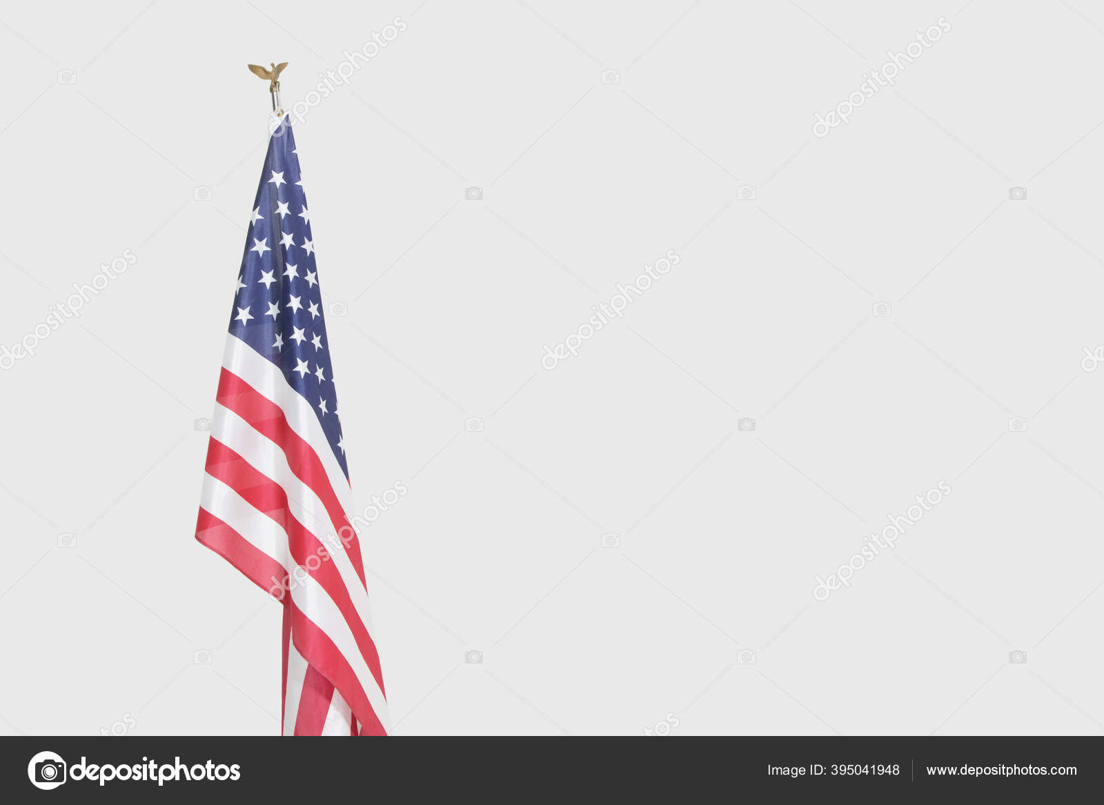 American Flag Gray Background Stock Photo by ©londondeposit 395041948