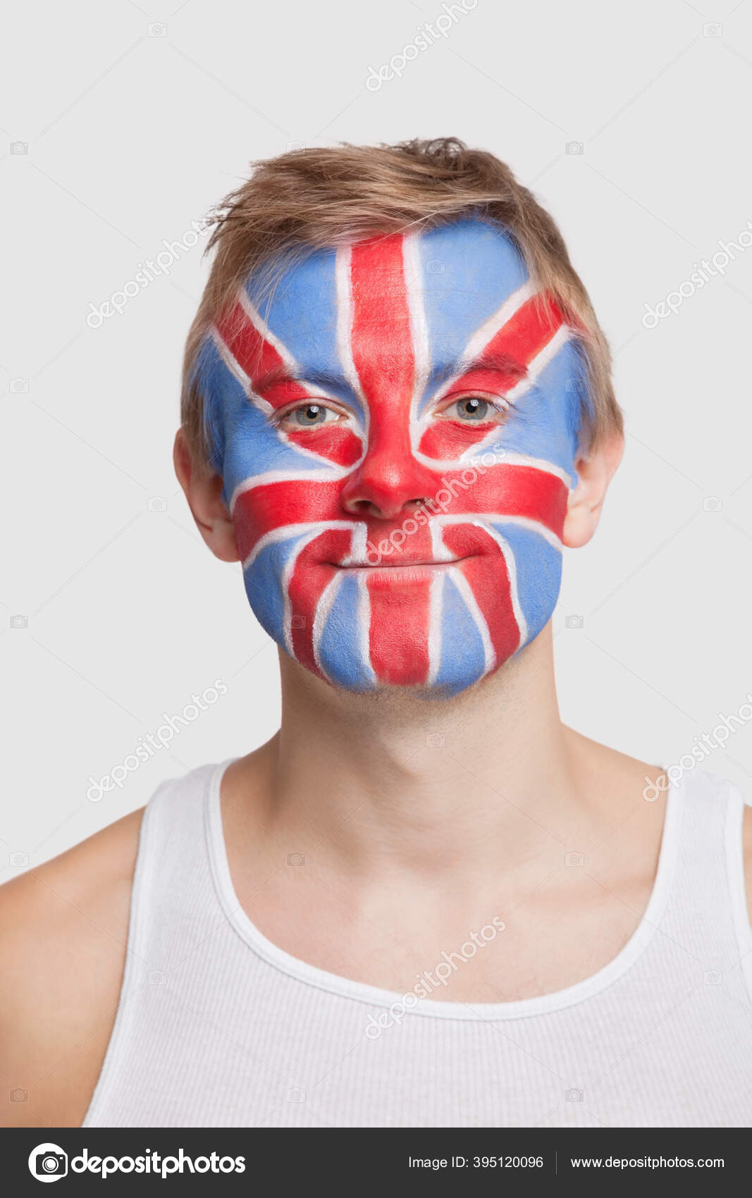 Red White And Blue Face Paint