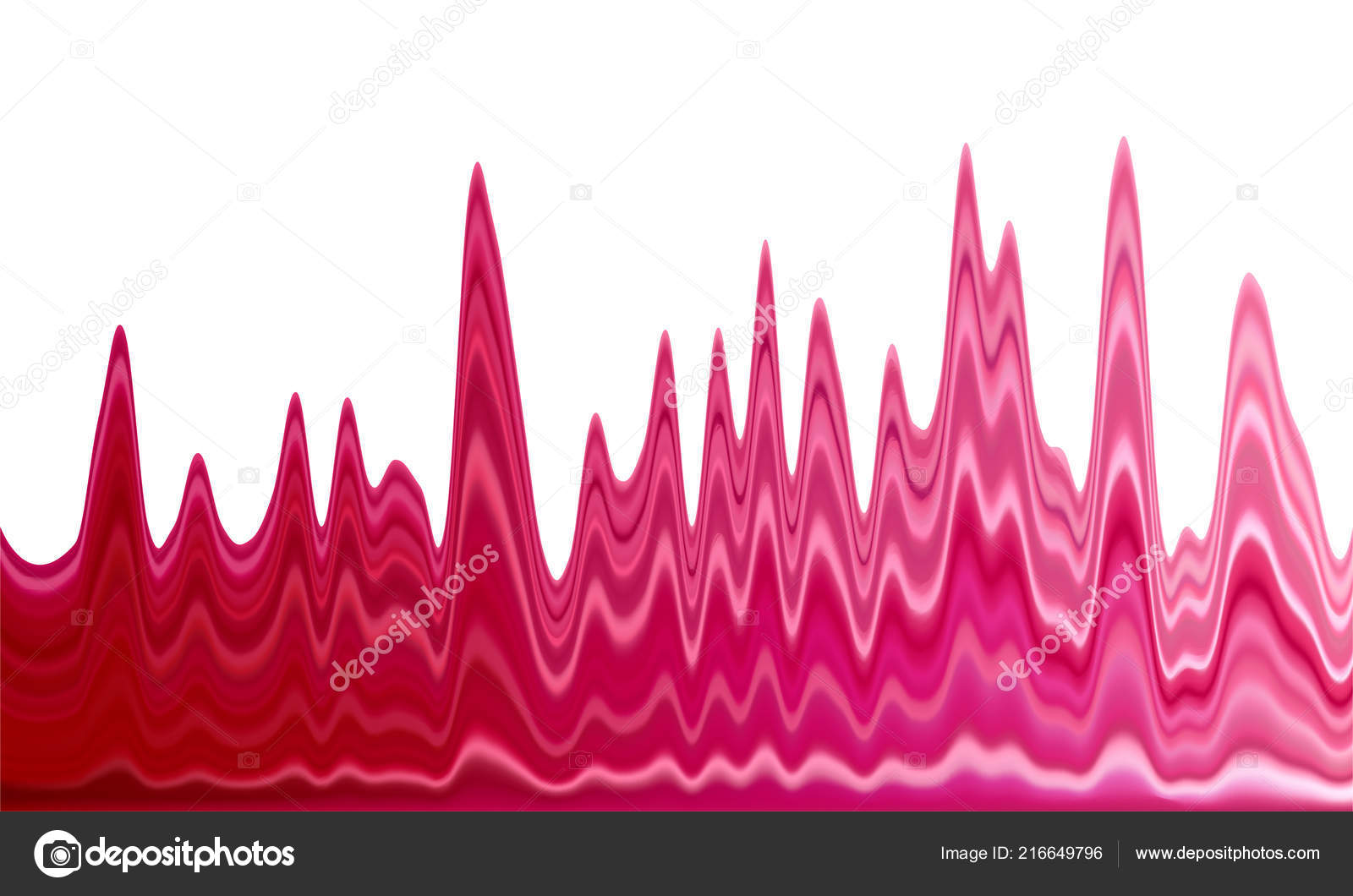Gradient Chart Statistics Graph Abstract Wavy Pattern Stock Vector ...