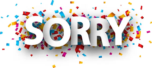 Thirty Years Anniversary Colorful Paper Confetti Isolated White Background — Stock Vector ...