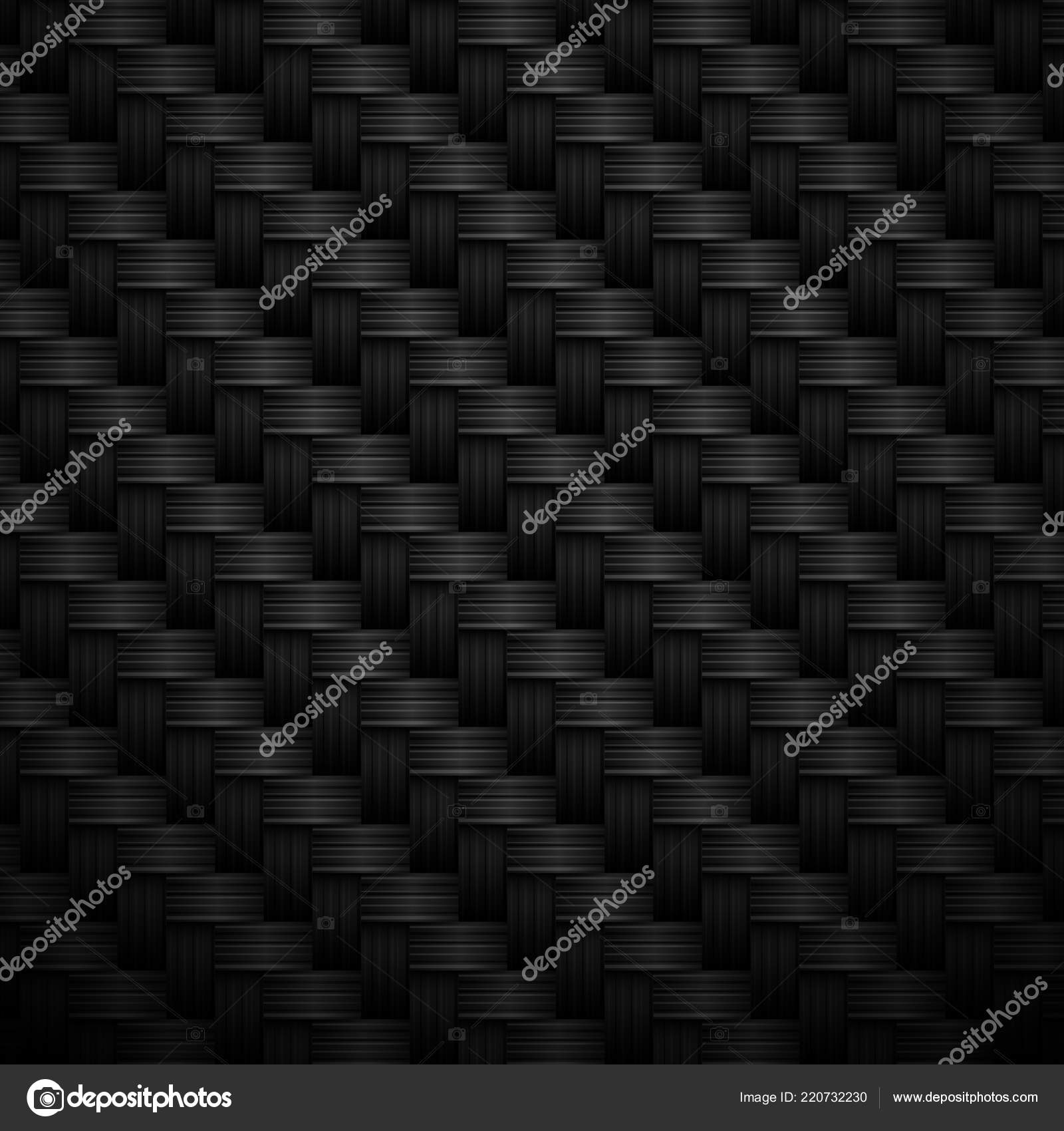 Black Carbon Texture Fiber Weave Structure Vector Background Stock ...