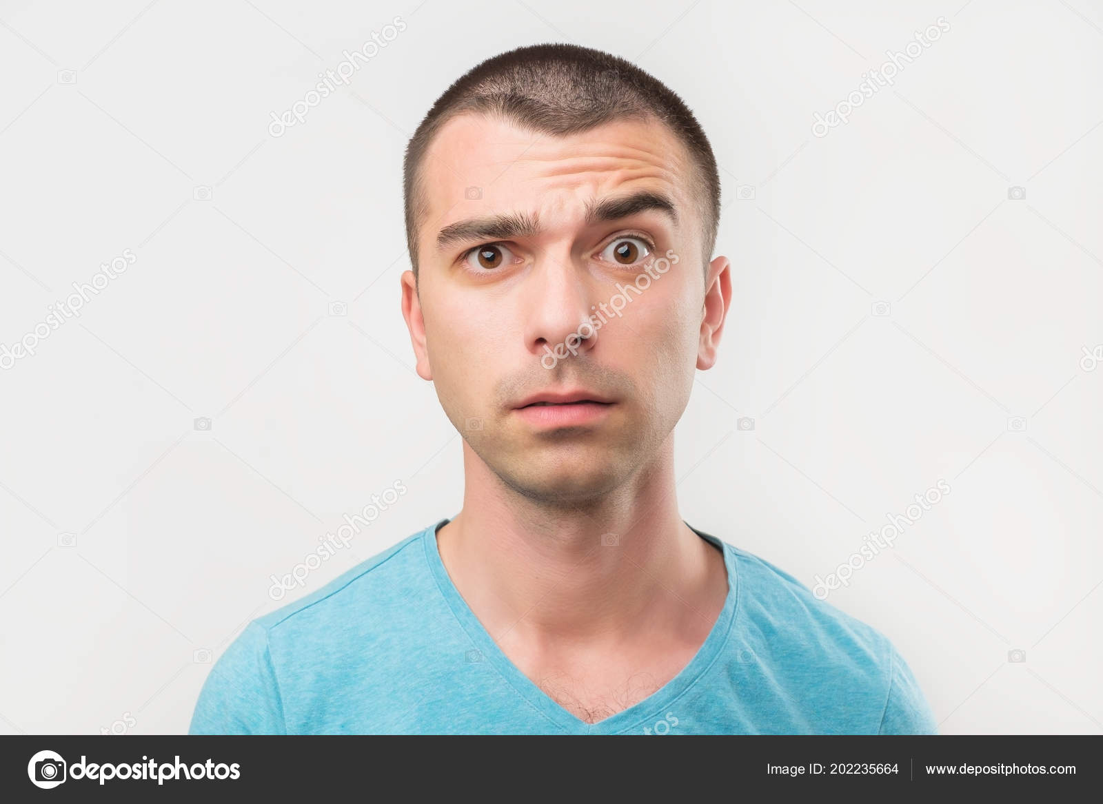 Doubtful italian man looking with disbelief expression . Stock Photo by ...