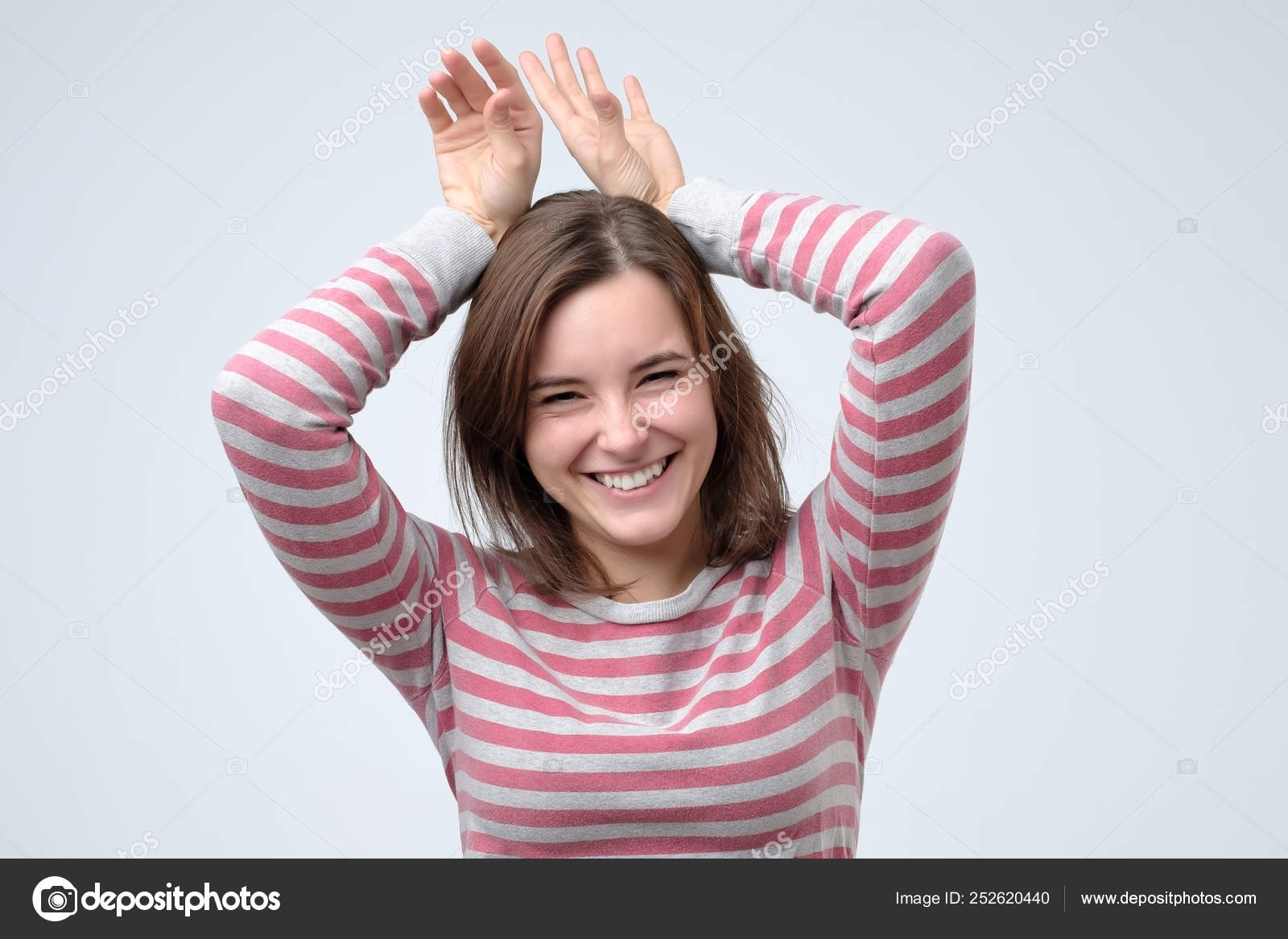 Bunny Ears Hand Gesture Hand Signal Voice Posters By 1st Grade