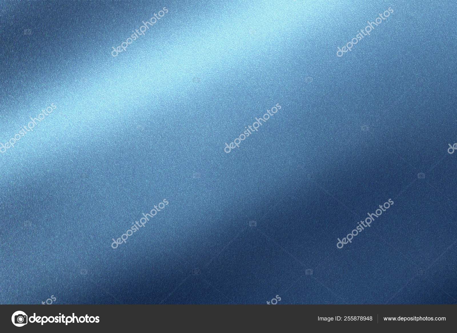 Abstract Texture Background Shiny Wave Blue Metal Wall — Stock Photo ...