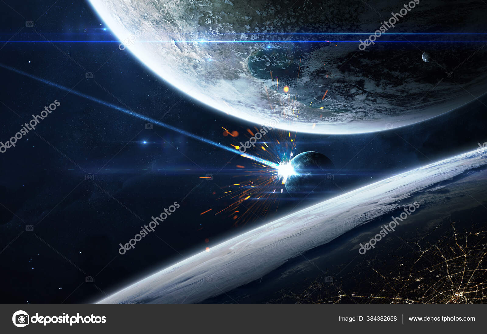 Exploding Earth Wallpaper