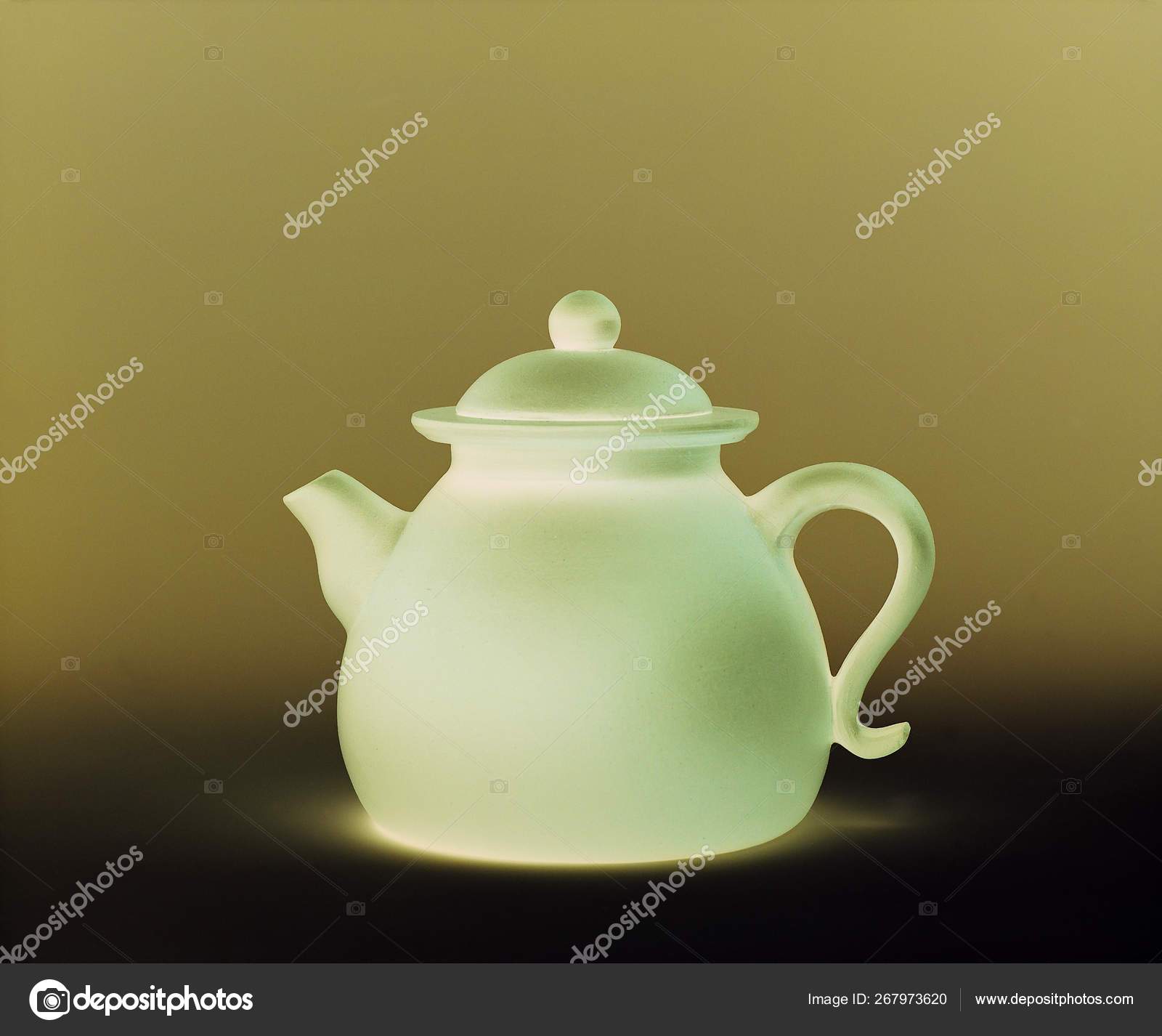 Chinese Tea Pot White Background — Stock Photo © chiangidj #267973620