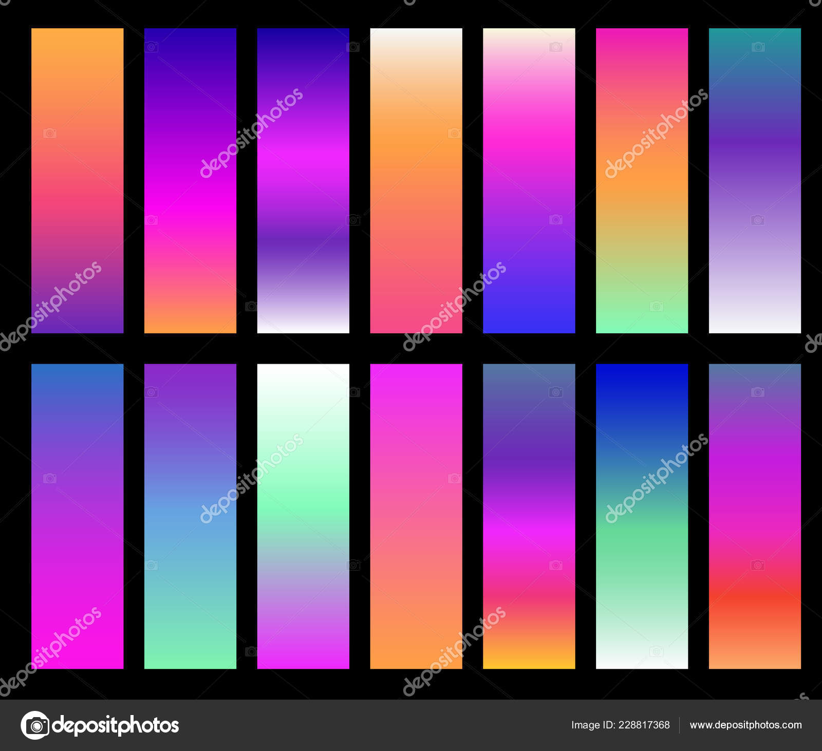 Colorful Gradients Vector Screen Gradient Covers Modern Abstract ...