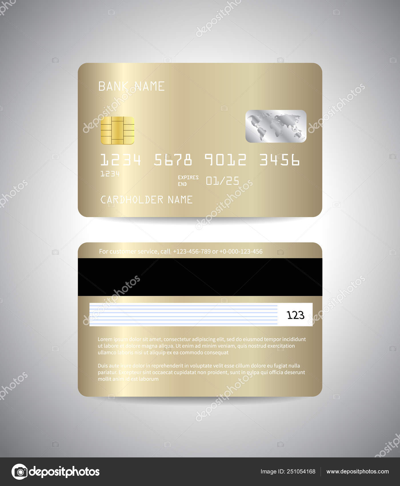 Credit Card Back Side