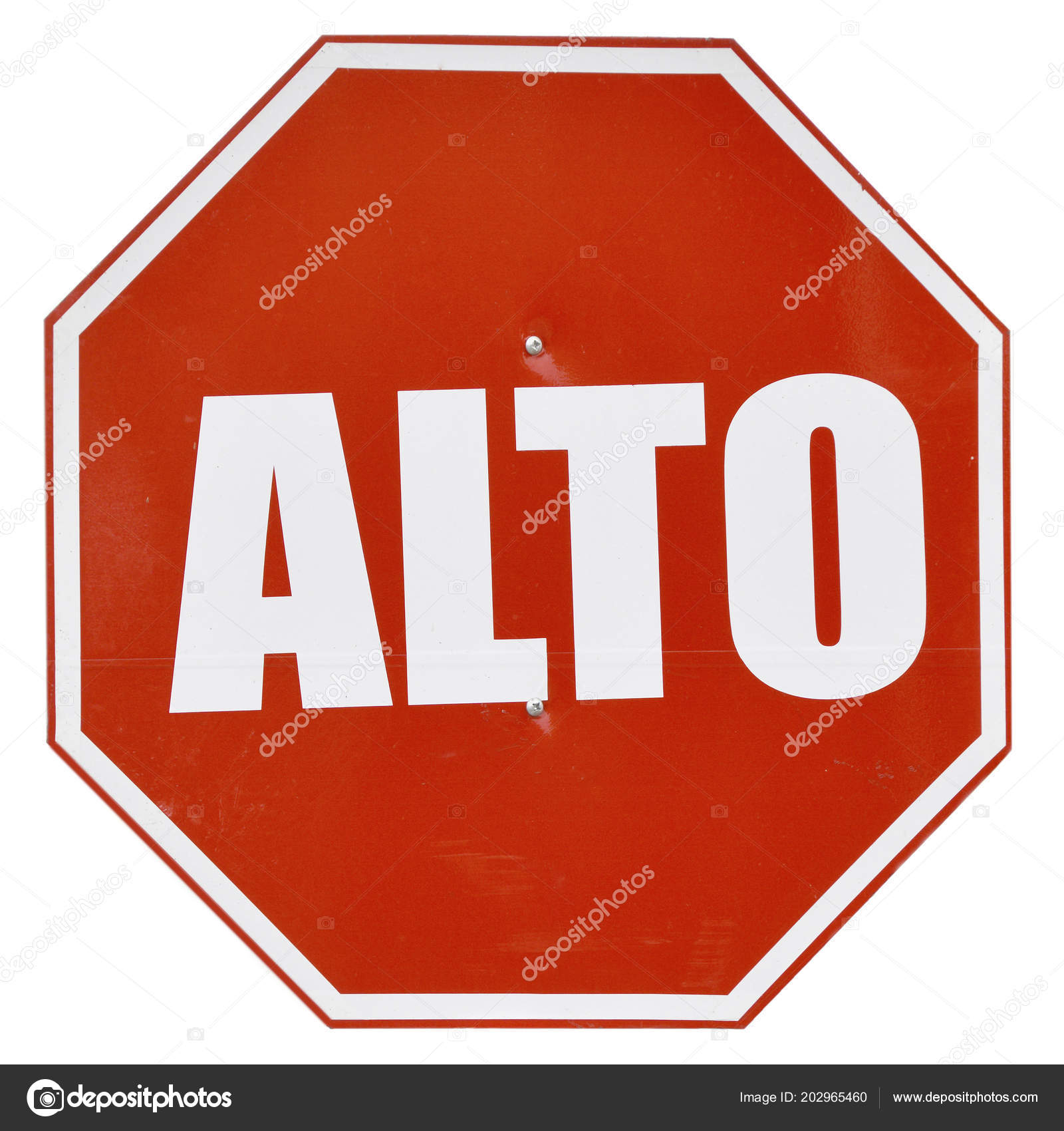Spanish Stop Sign
