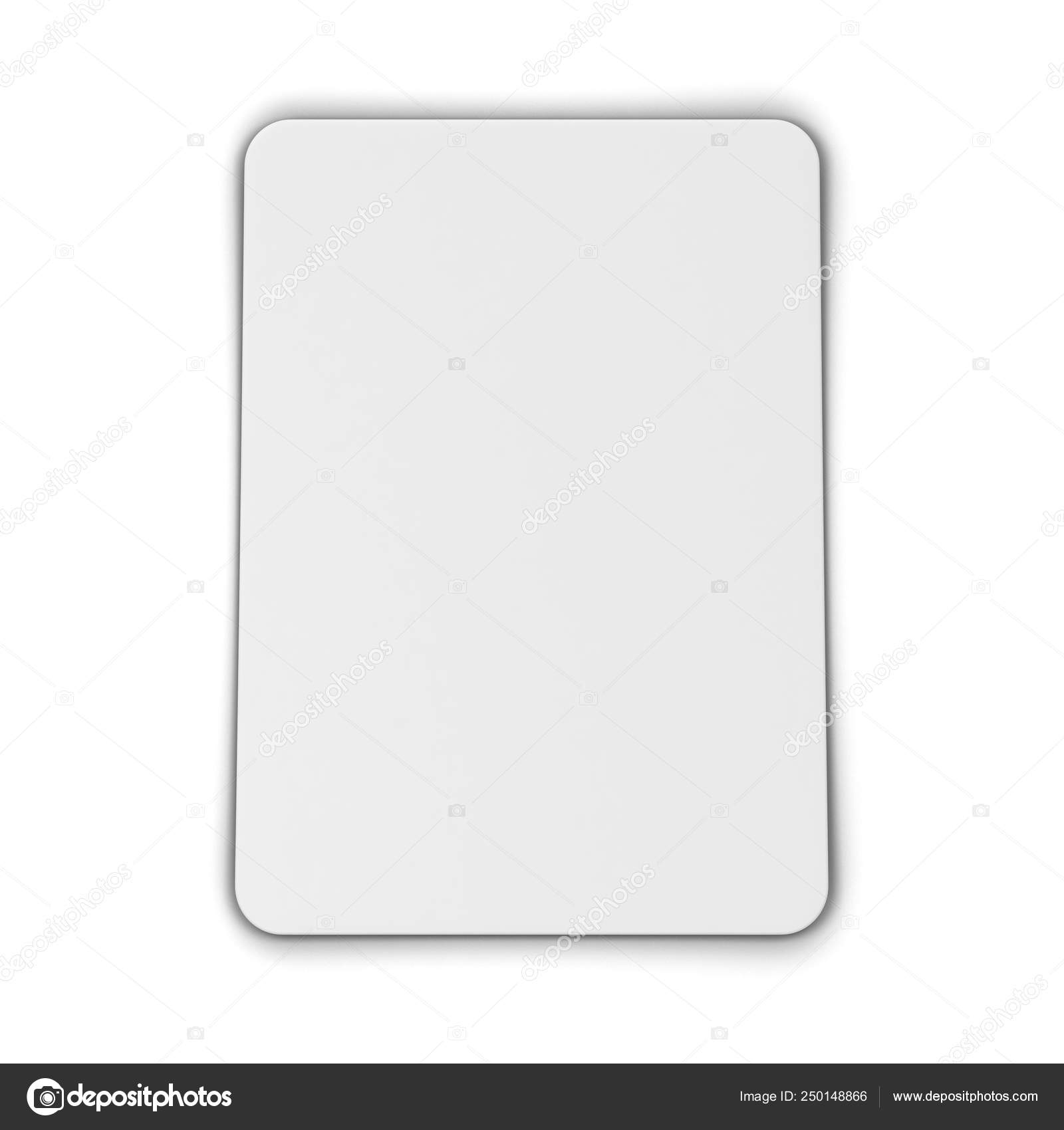 Blank playing cards for poker or other games — Stock Photo © montego ...