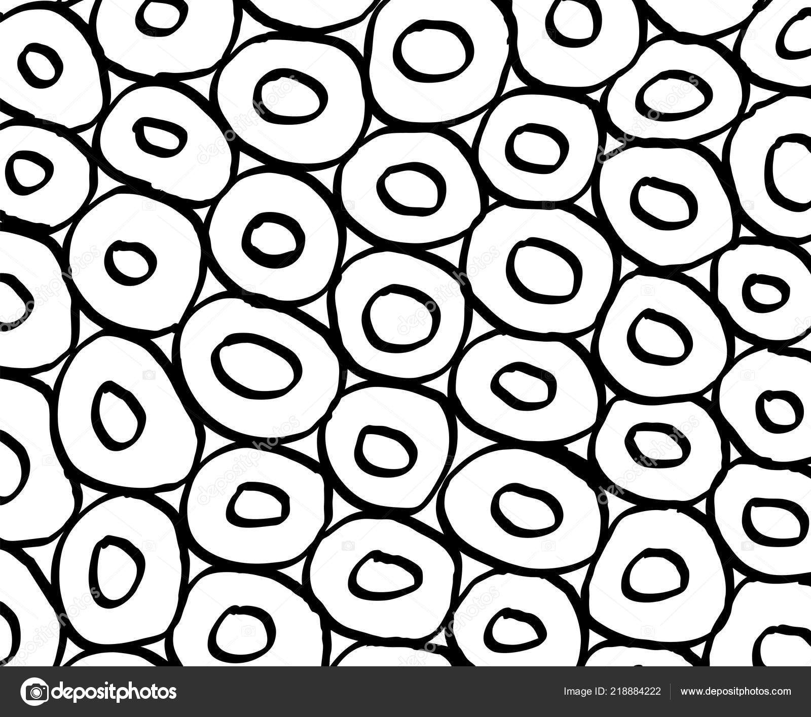 Painted Texture Many Circles Vector Illustration Stock Vector by ...