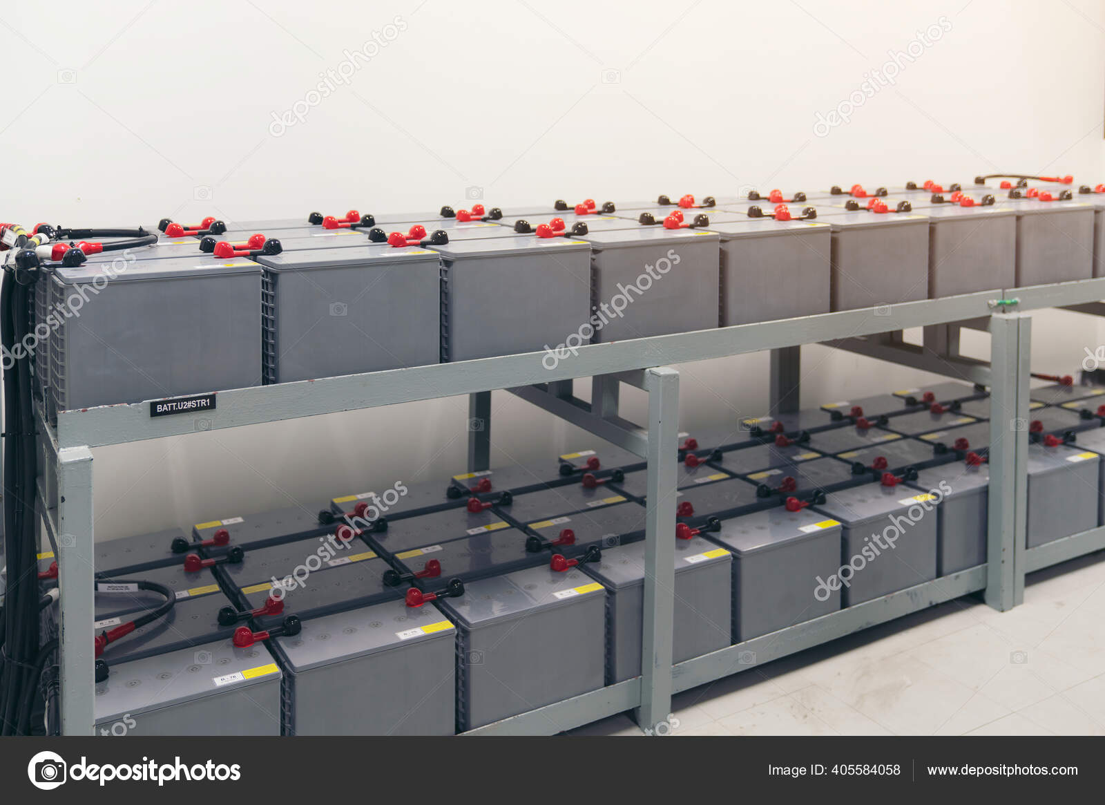 Battery Pack Battery Room Power Plant Supply Electricity Plant Shutdown ...
