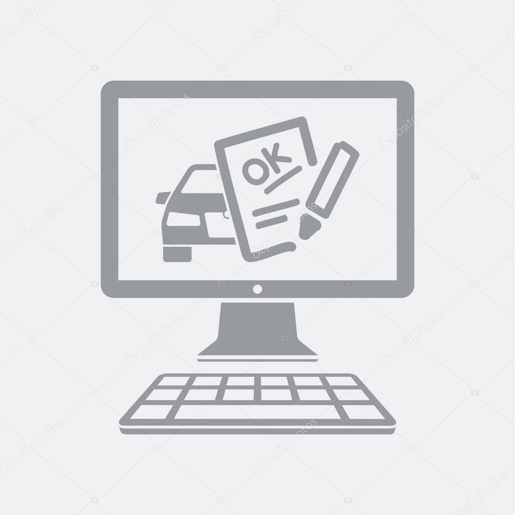 Icono de ilustración vectorial plano y aislado con diseño minimalista y ...