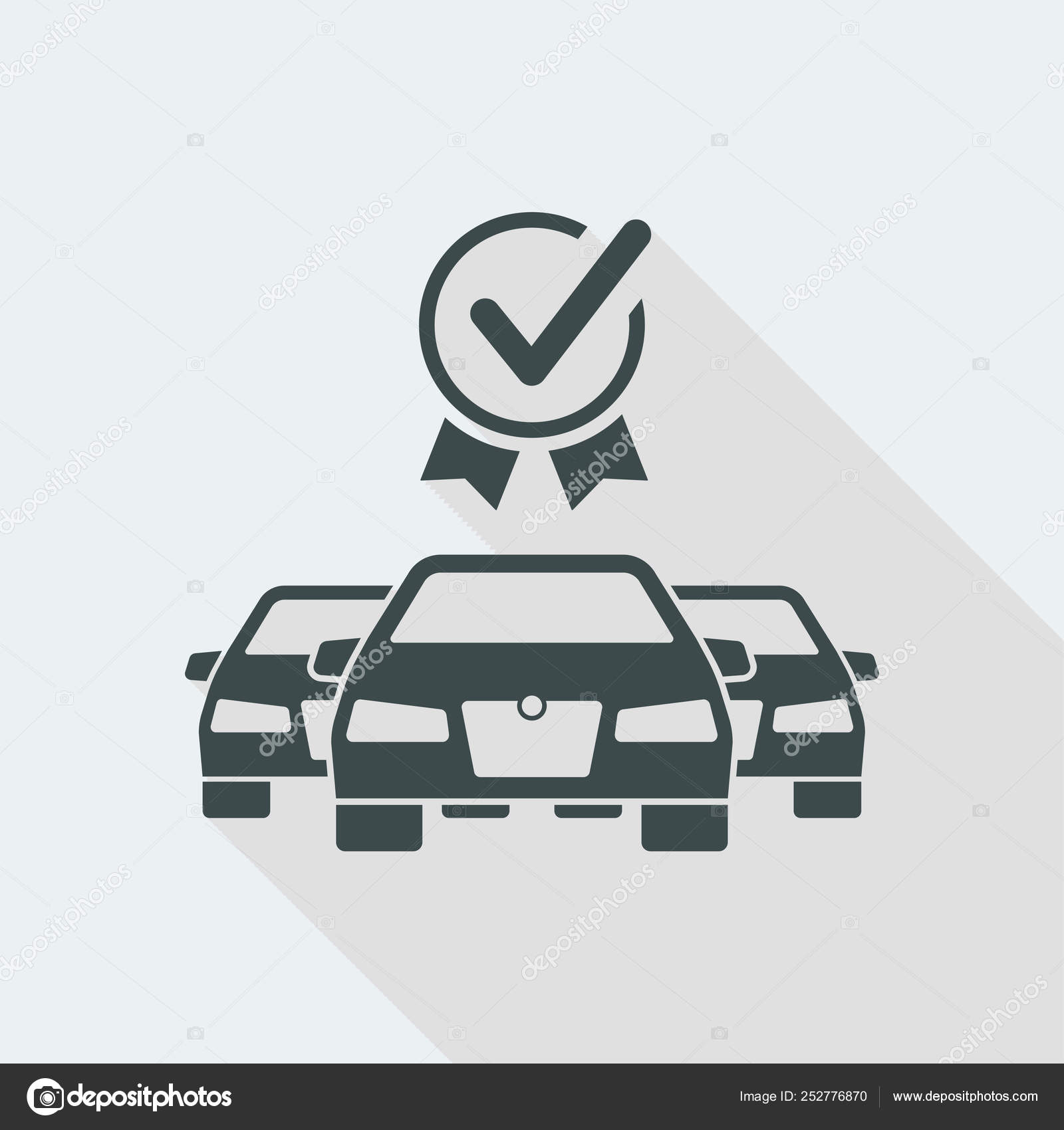 Checked quality car icon Stock Vector Image by ©MyVector #252776870