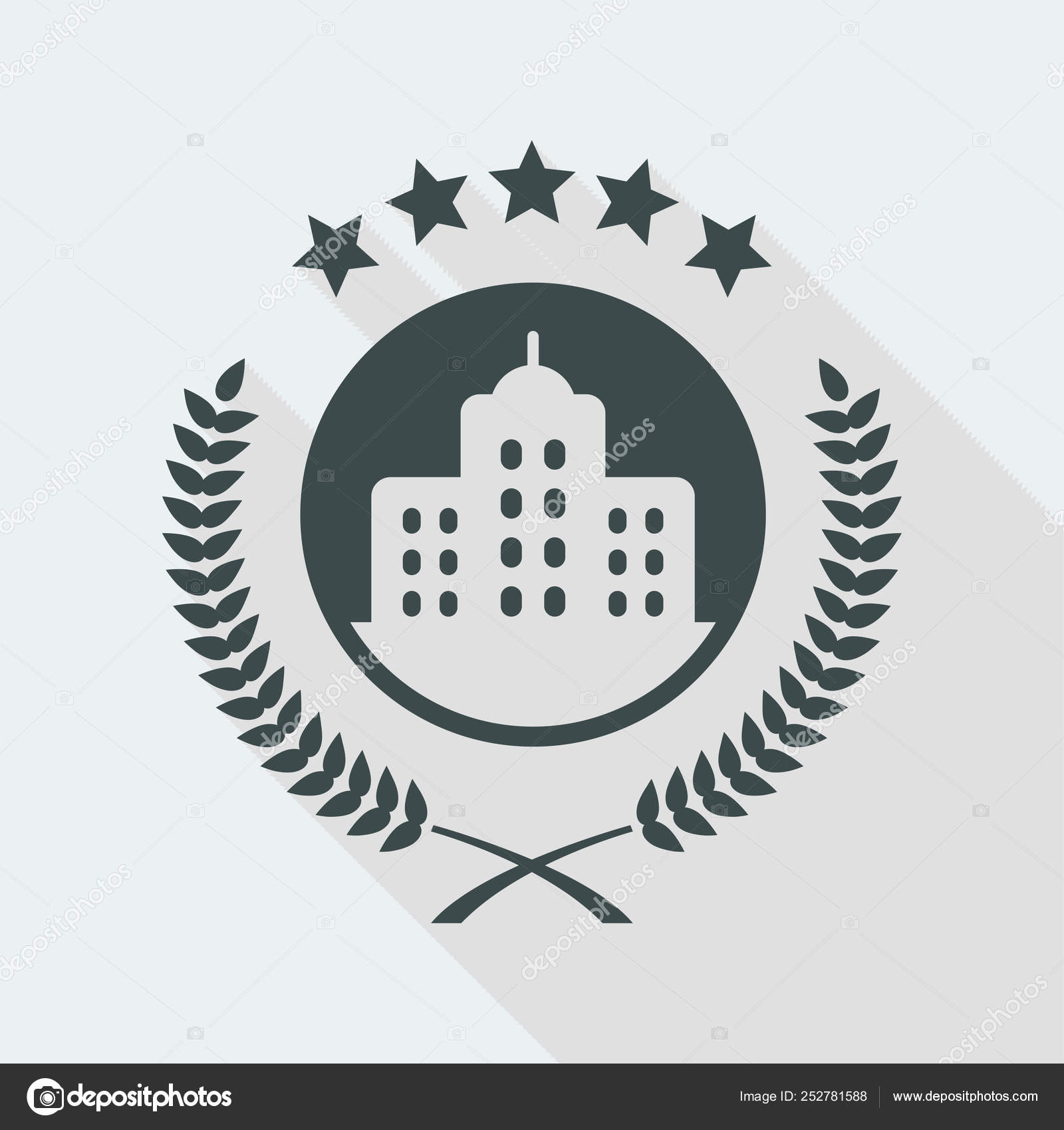 Best luxury hotel icon Stock Vector by ©MyVector 252781588