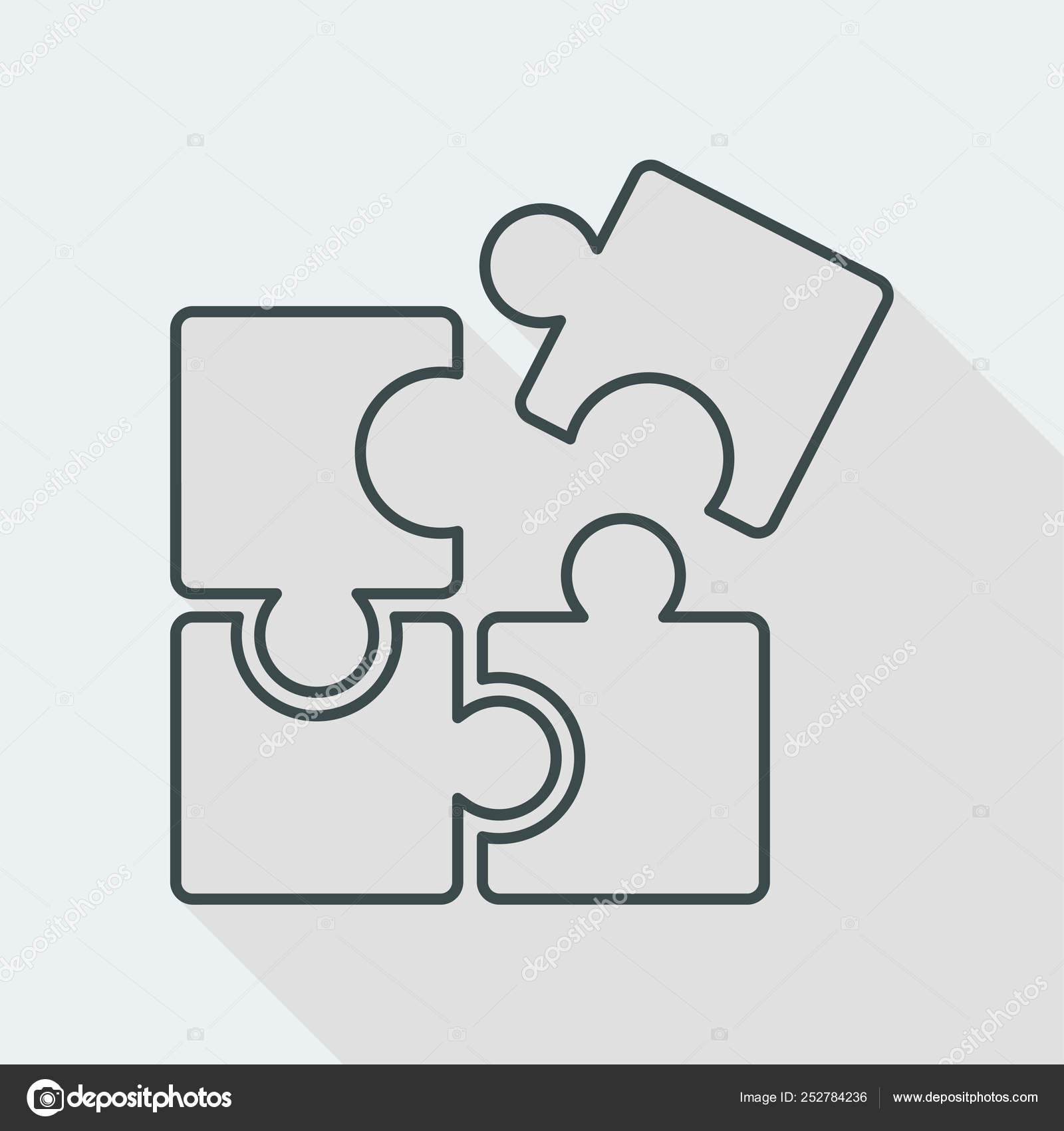 Concept of perfect compatibility Stock Vector Image by ©MyVector #252784236