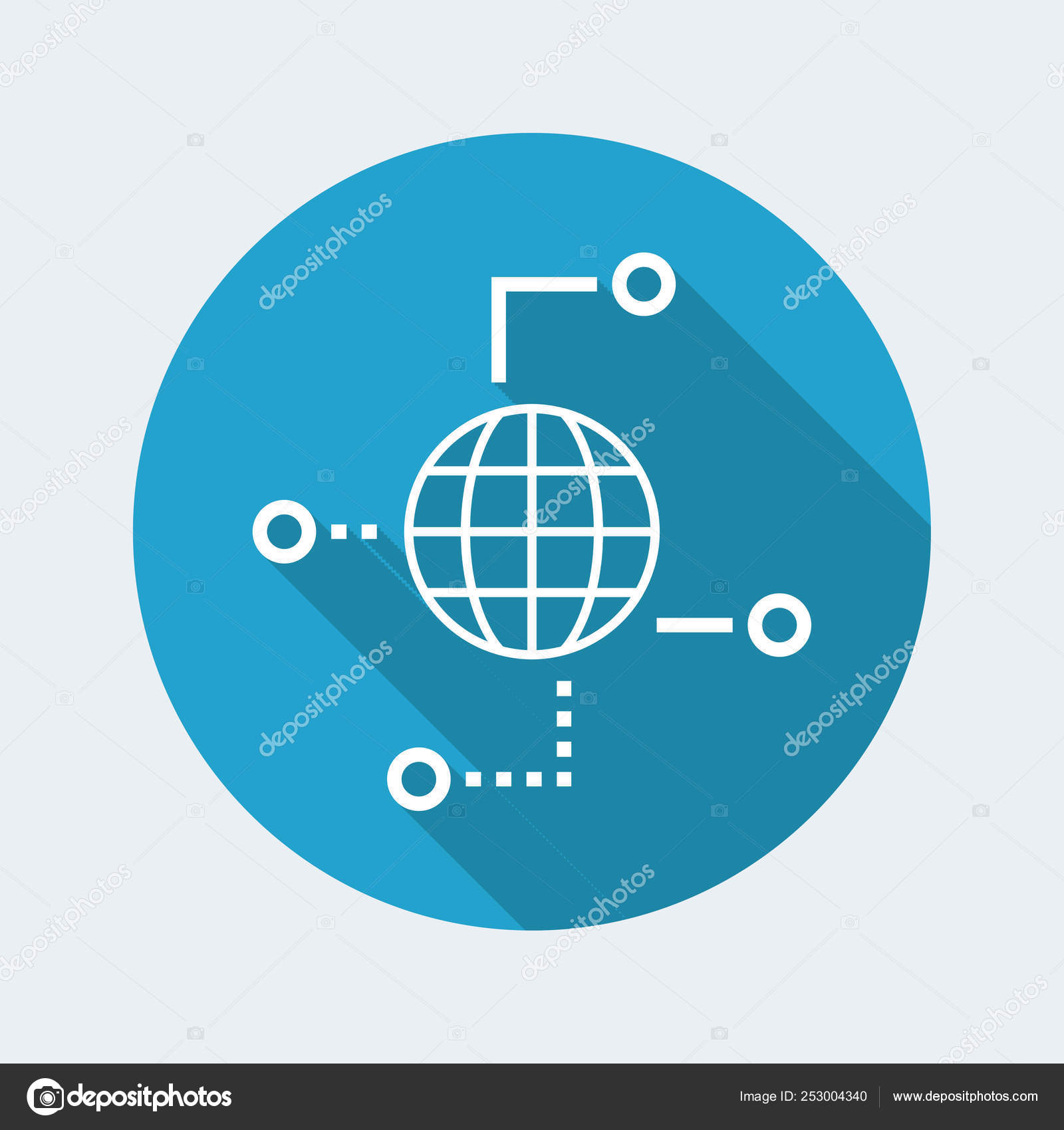 International network symbol icon Stock Vector by ©MyVector 253004340
