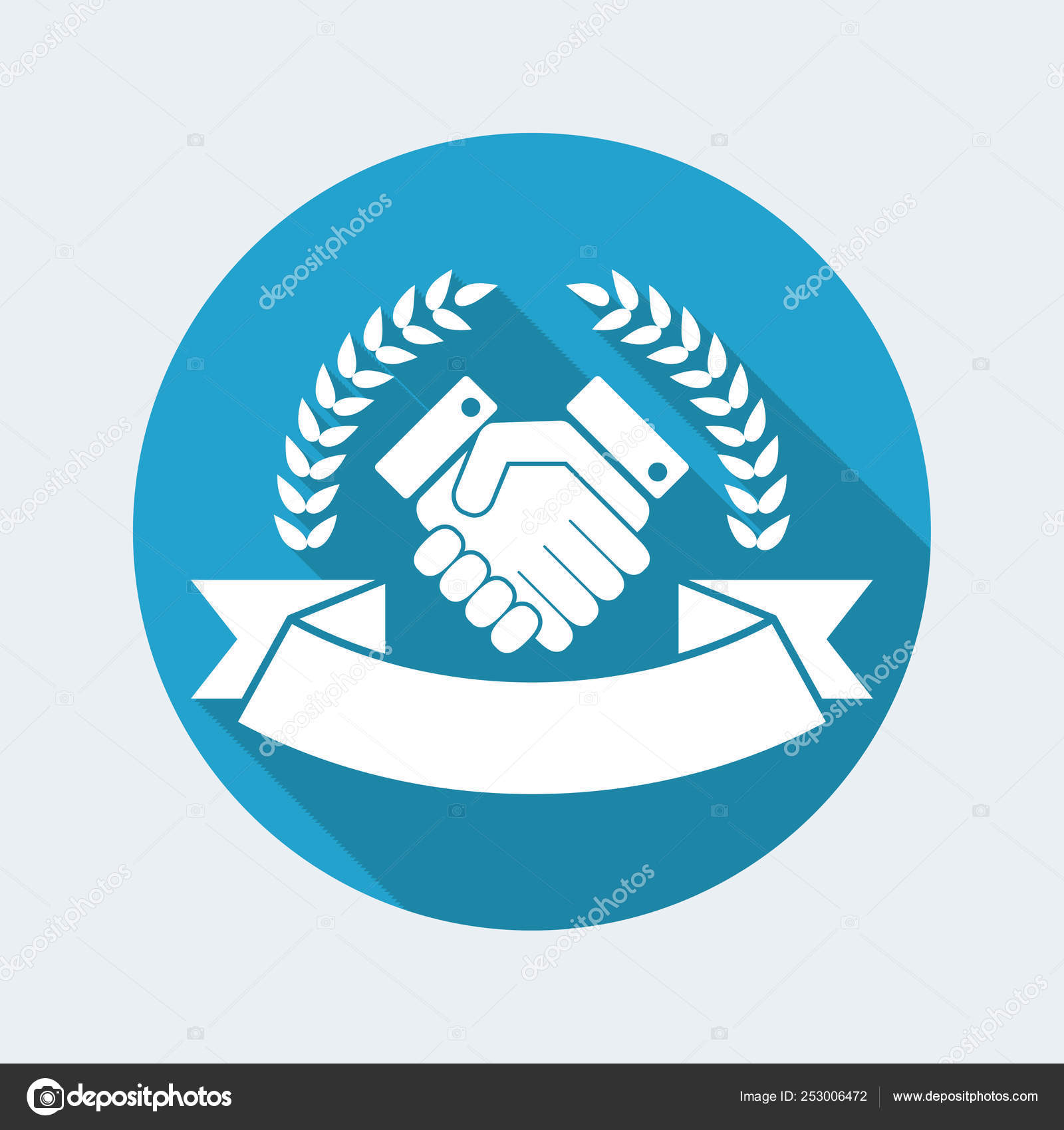 Icono del símbolo del acuerdo oficial Vector de stock #253006472 de ...