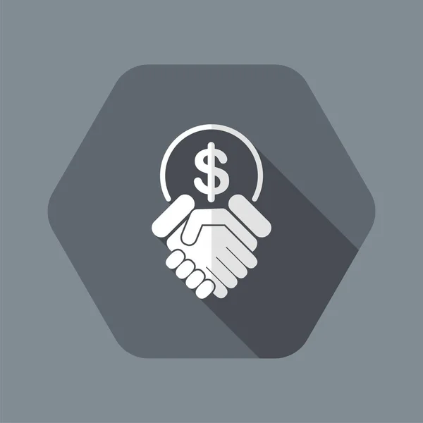 Financial agreement — Stock Vector © MyVector #42820545