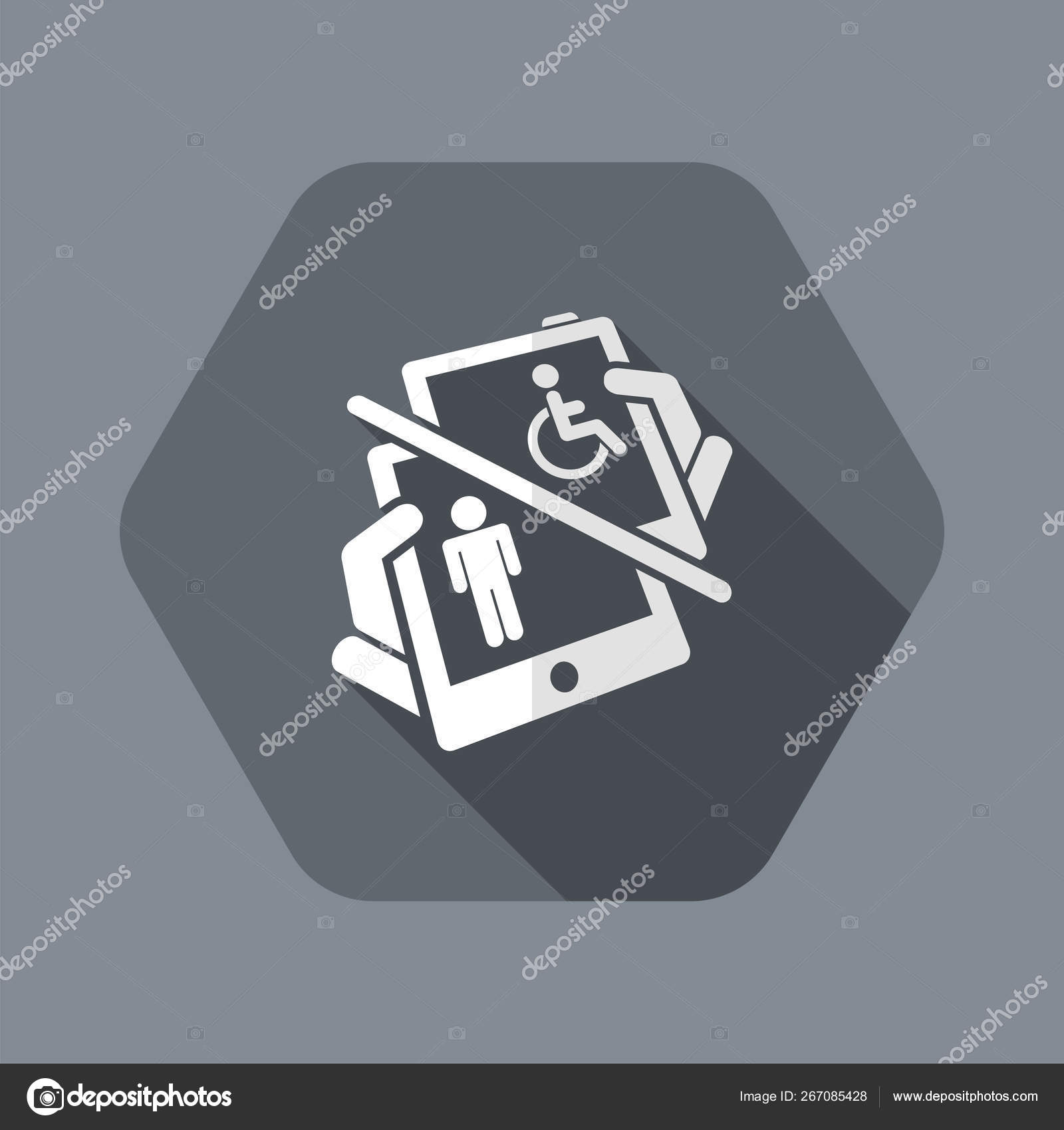 Disabled device Stock Vector by ©MyVector 267085428