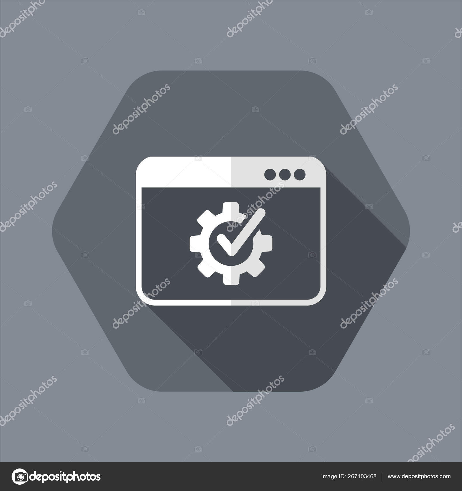 Checking computer performance icon Stock Vector Image by ©MyVector ...
