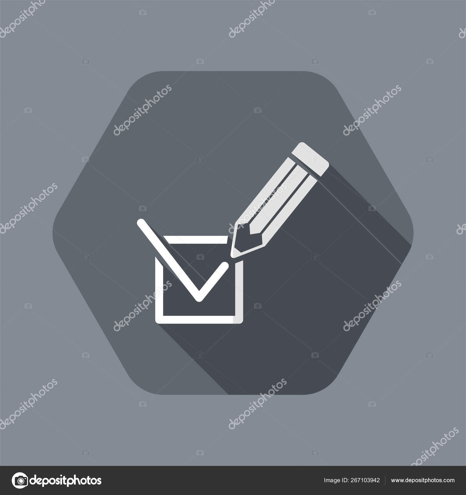Election voting mark icon Stock Vector Image by ©MyVector #267103942