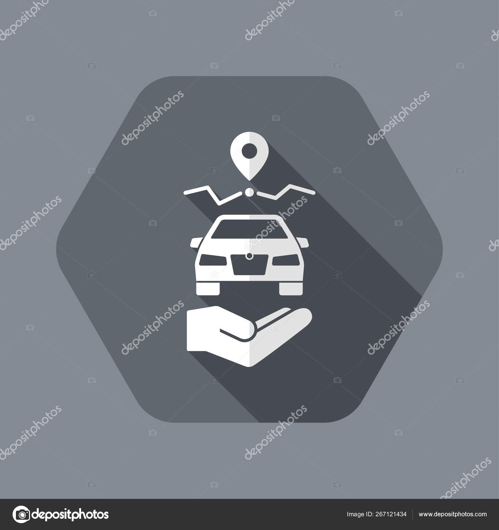 Icono de servicio de transferencia de coche Vector de stock por ...