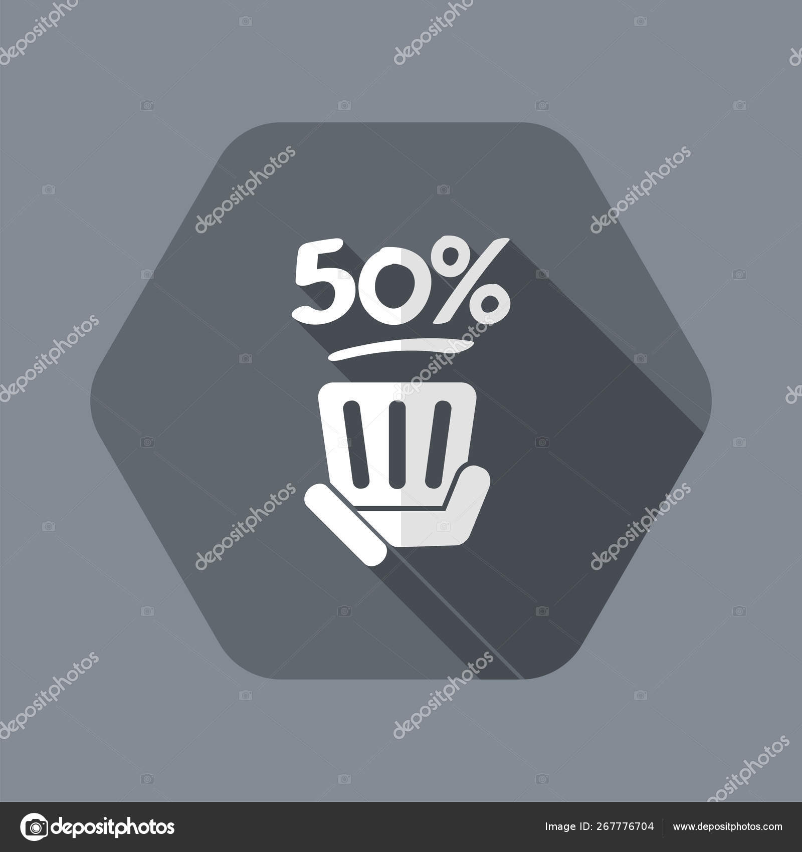 50% label — Stock Vector © MyVector #267776704